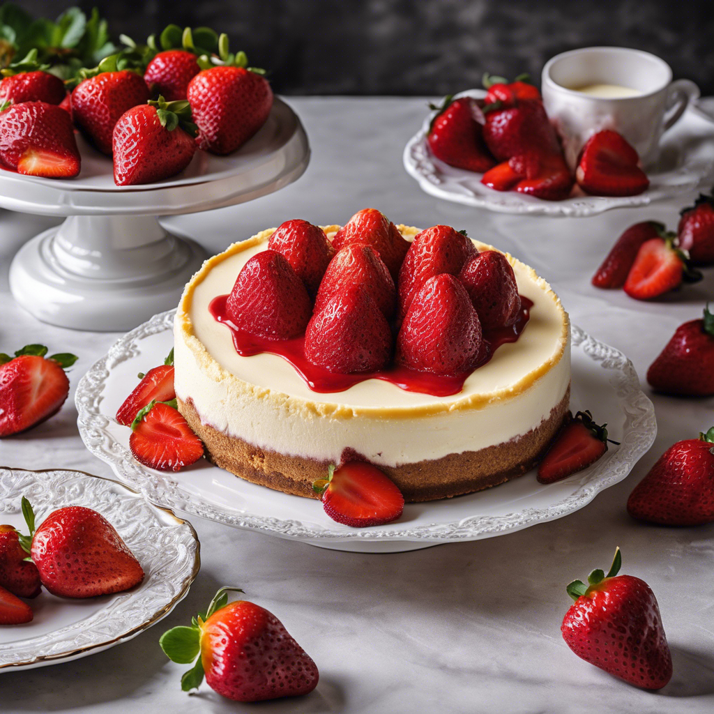 Strawberry Cheesecake Fantasy Recipe | cookAIfood