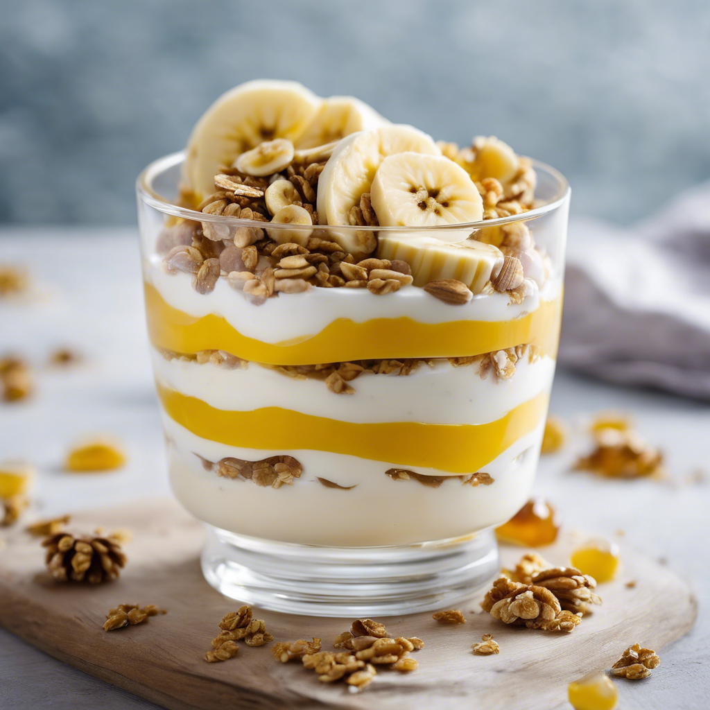 Banana Yogurt Parfait Recipe | cookAIfood