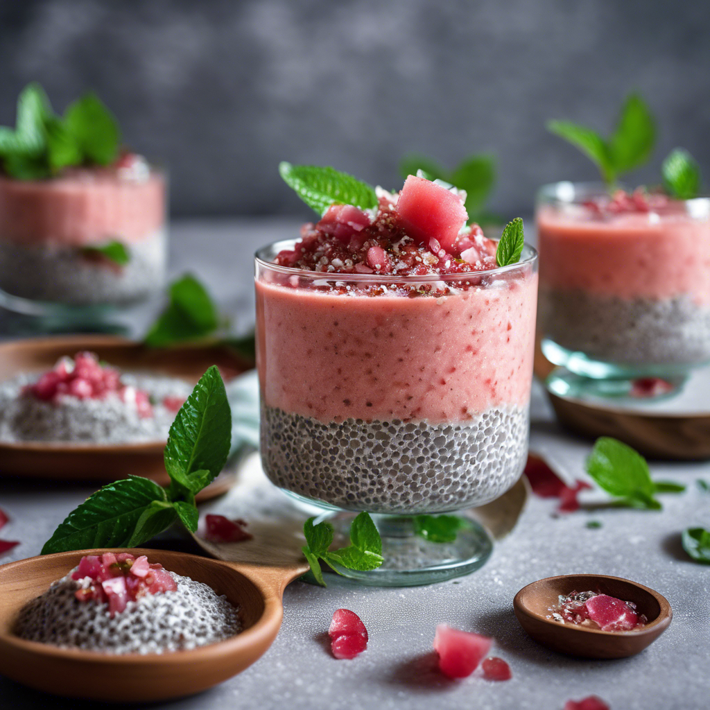 Guava & Coconut Chia Pudding Recipe | cookAIfood