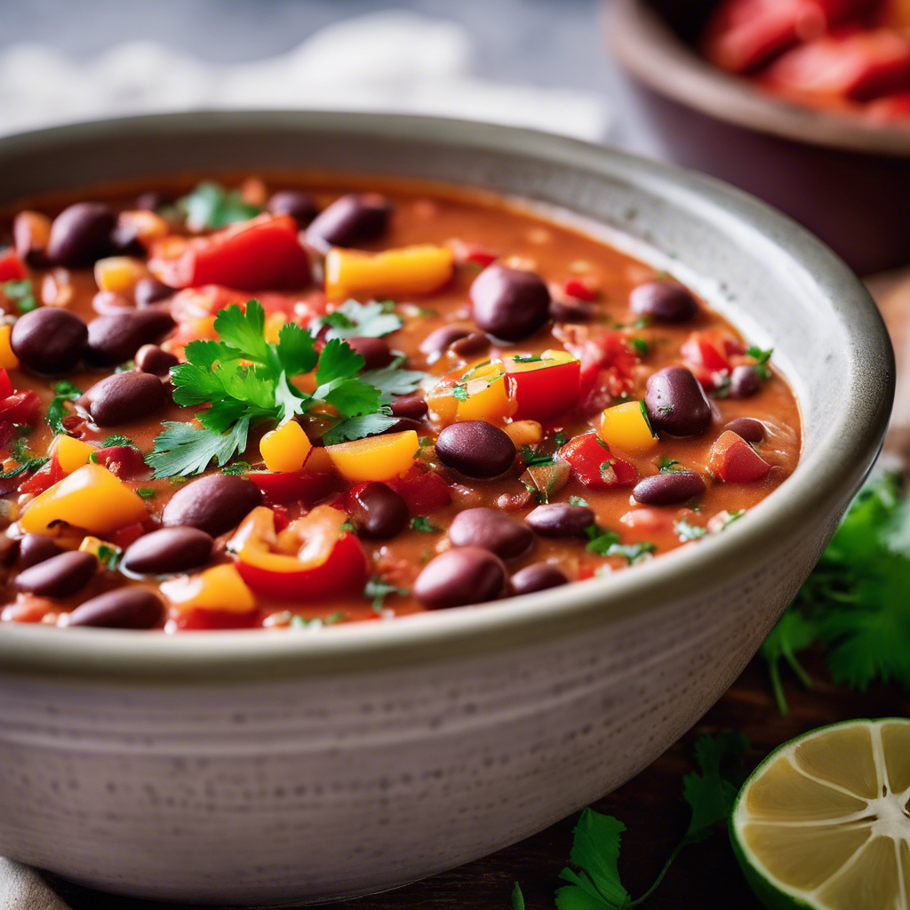 Savory Bean Stew with a Kick Recipe | cookAIfood