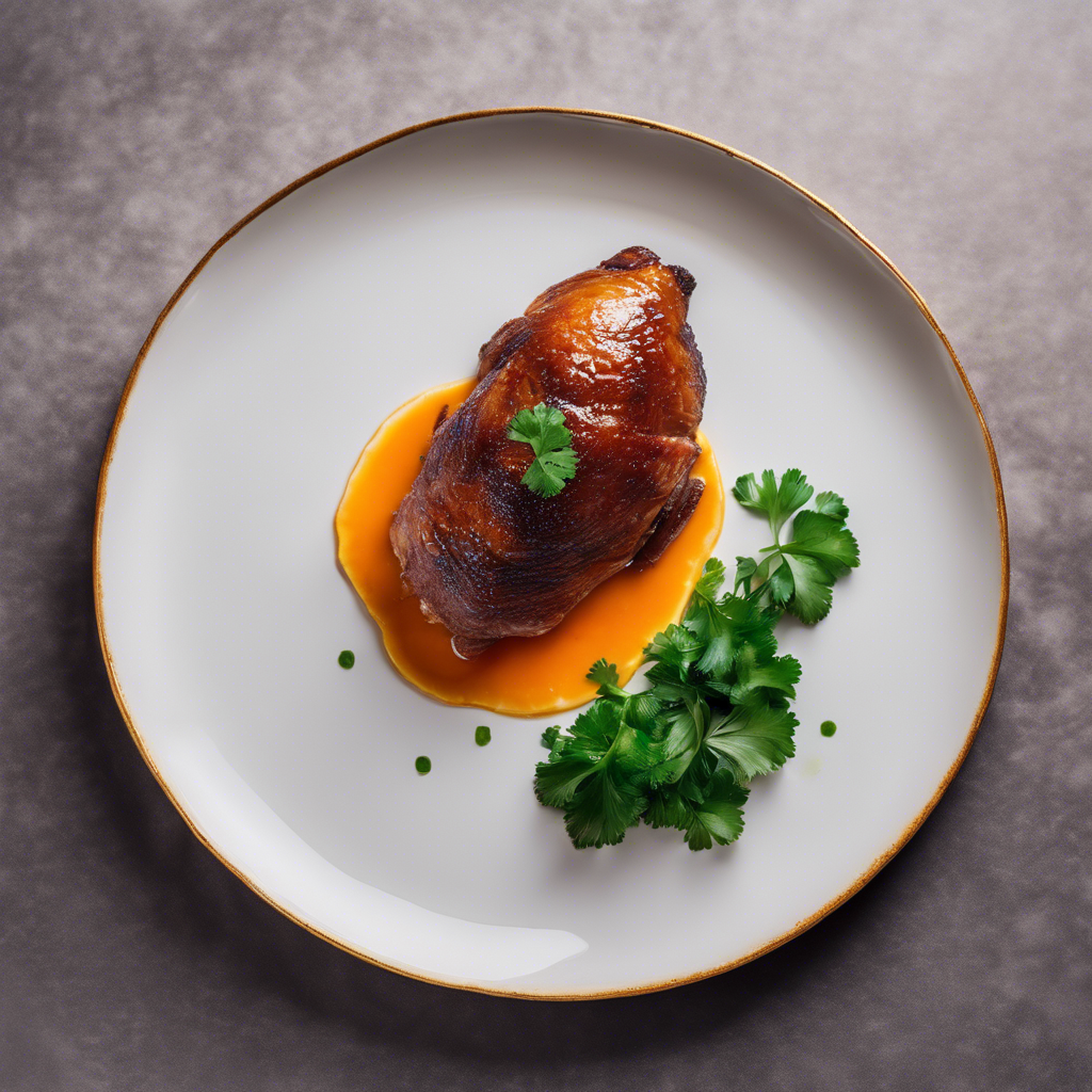 Crispy Duck with Orange Glaze Recipe | cookAIfood