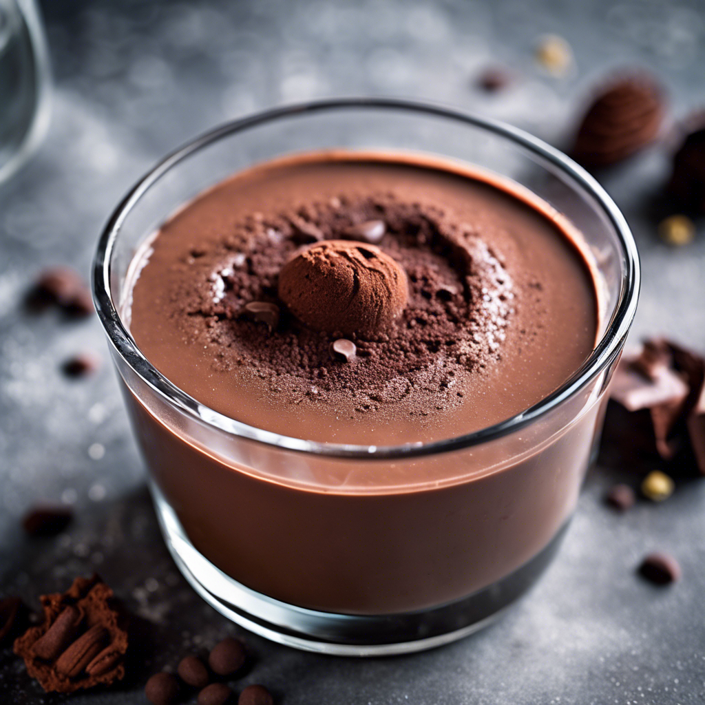 Creamy Chocolate Milk Pudding Recipe | cookAIfood