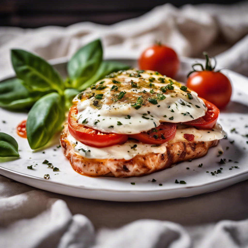 Caprese Stuffed Chicken Breast Recipe | cookAIfood