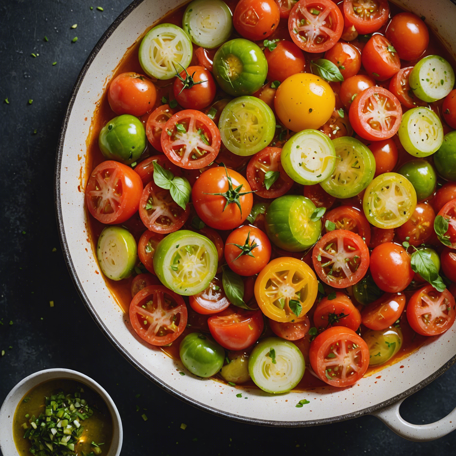 Sautéed Tomato, Onion, and Bottle Gourd Medley Recipe | cookAIfood