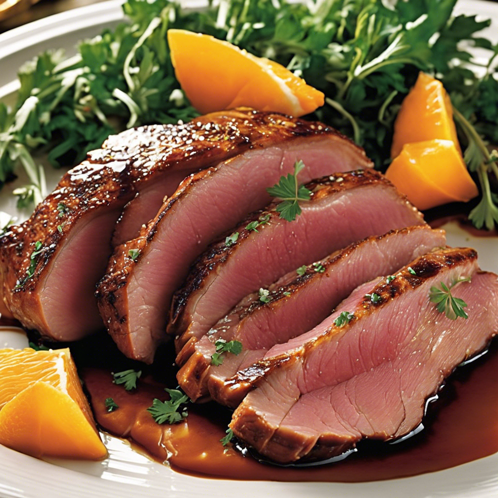 Crispy Duck Breast with Orange Glaze Recipe | cookAIfood