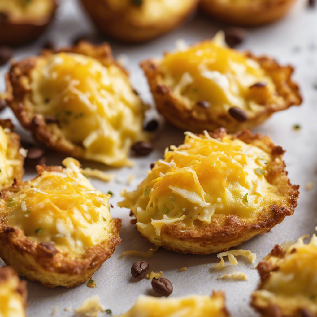 Coffee-infused Cheese Omelette Bites Recipe | cookAIfood