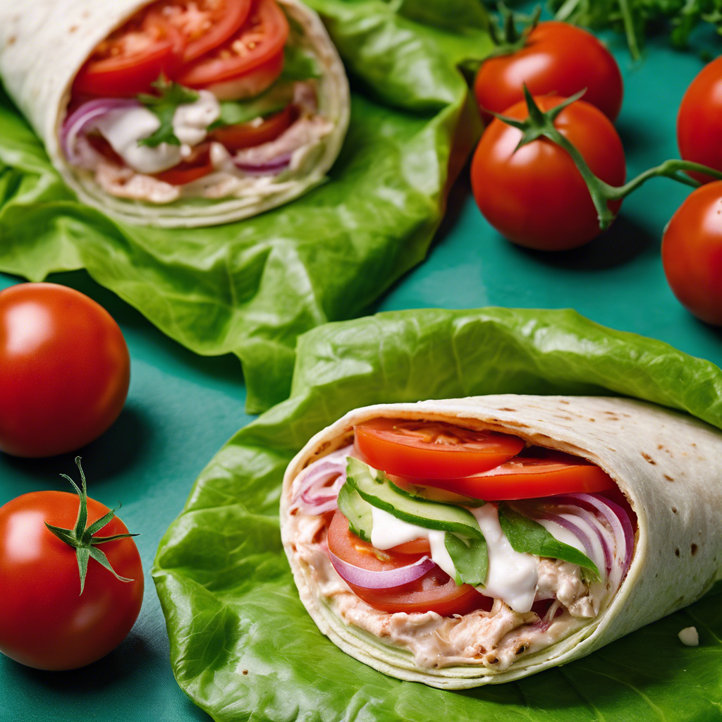 Mayo-Tomato Wrap Recipe | cookAIfood