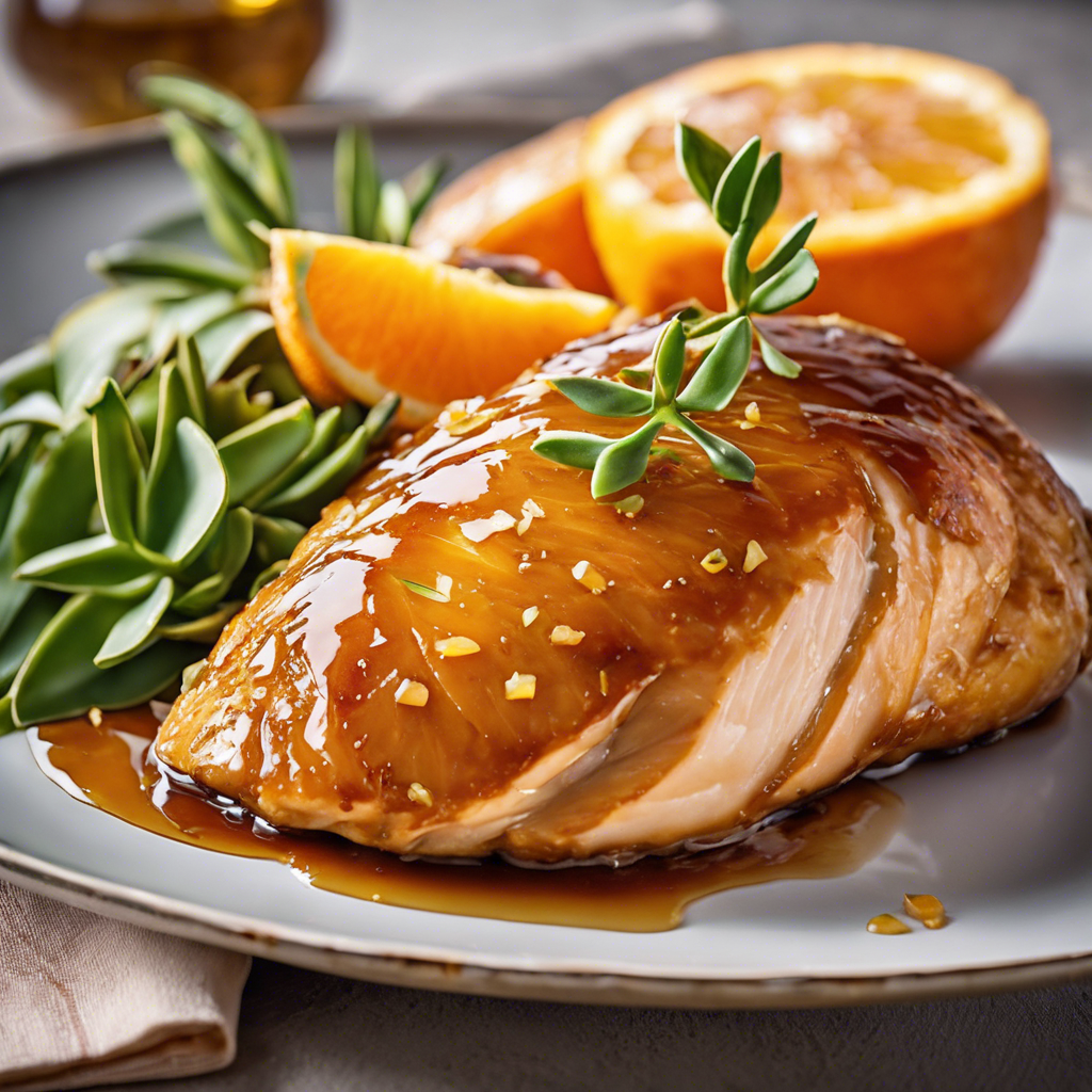 Citrus Glazed Orange Chicken Recipe | cookAIfood