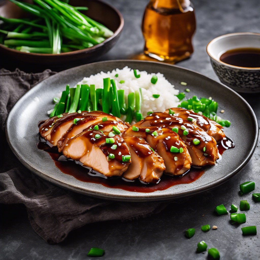 Asian Sticky Ginger Chicken Recipe | cookAIfood