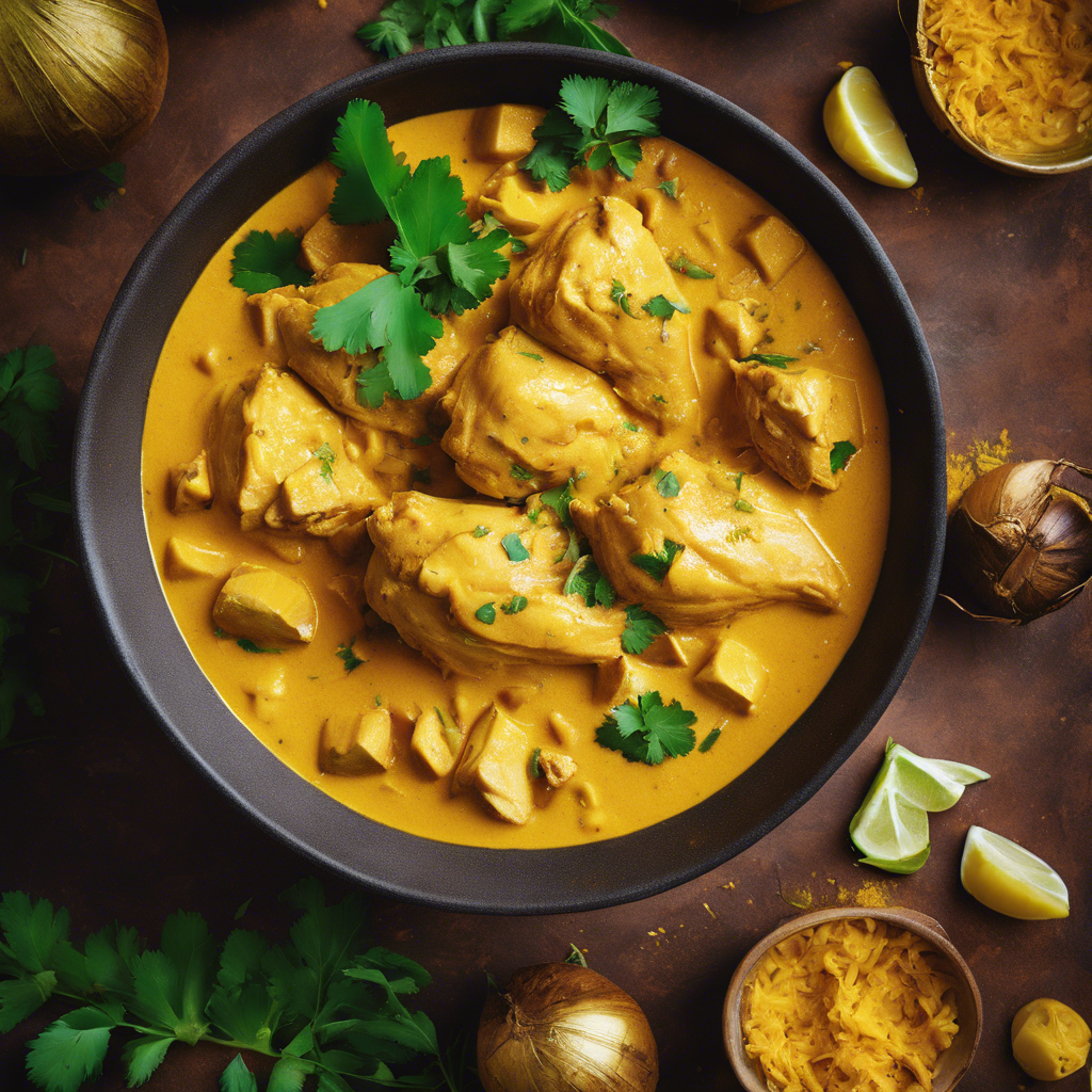 Coconut Curry Chicken Recipe | cookAIfood