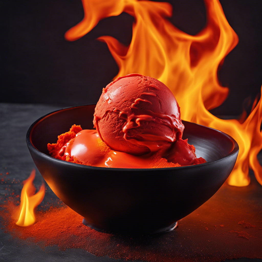 Flaming Hot Ice Cream Recipe | cookAIfood