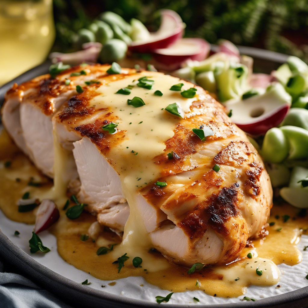 Cheesy Stuffed Chicken Breast Recipe | cookAIfood