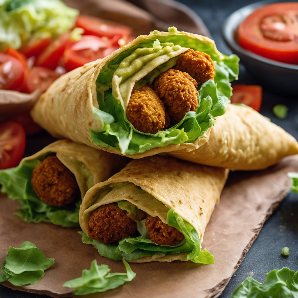 Fava Bean Stuffed Falafel Flautas Recipe | cookAIfood