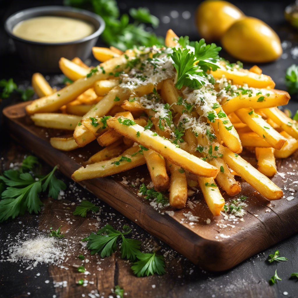 Truffle Parmesan French Fries Recipe | cookAIfood