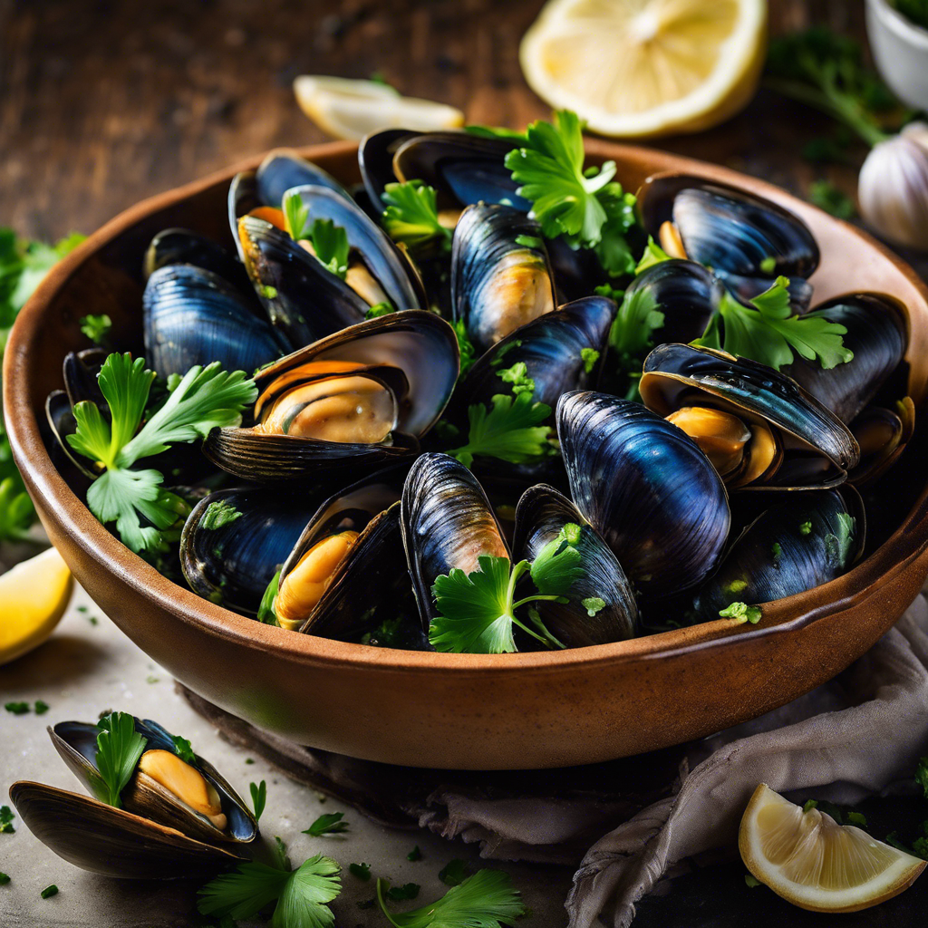 Savory Garlic Butter Mussels Recipe | cookAIfood