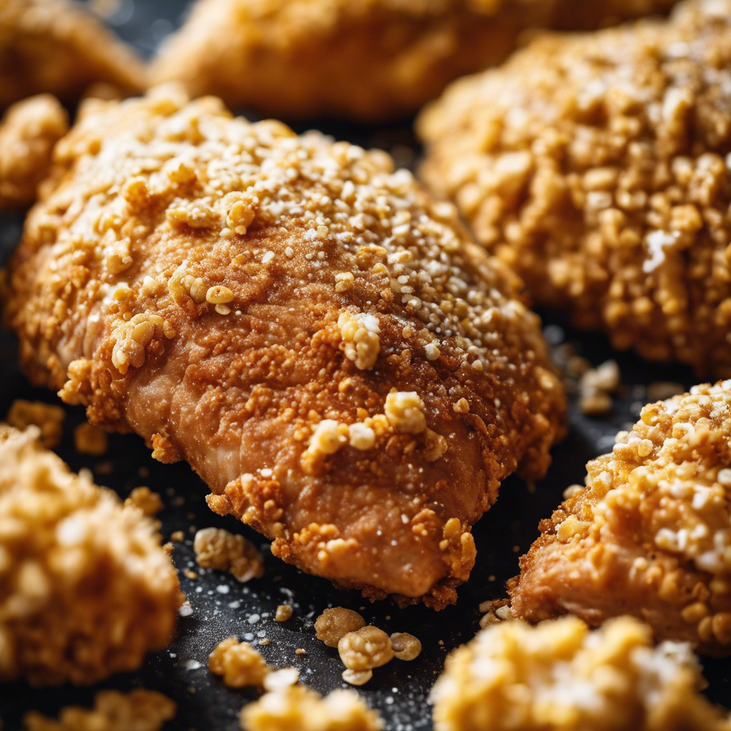 Crunchy Cereal-Crusted Chicken Recipe | cookAIfood