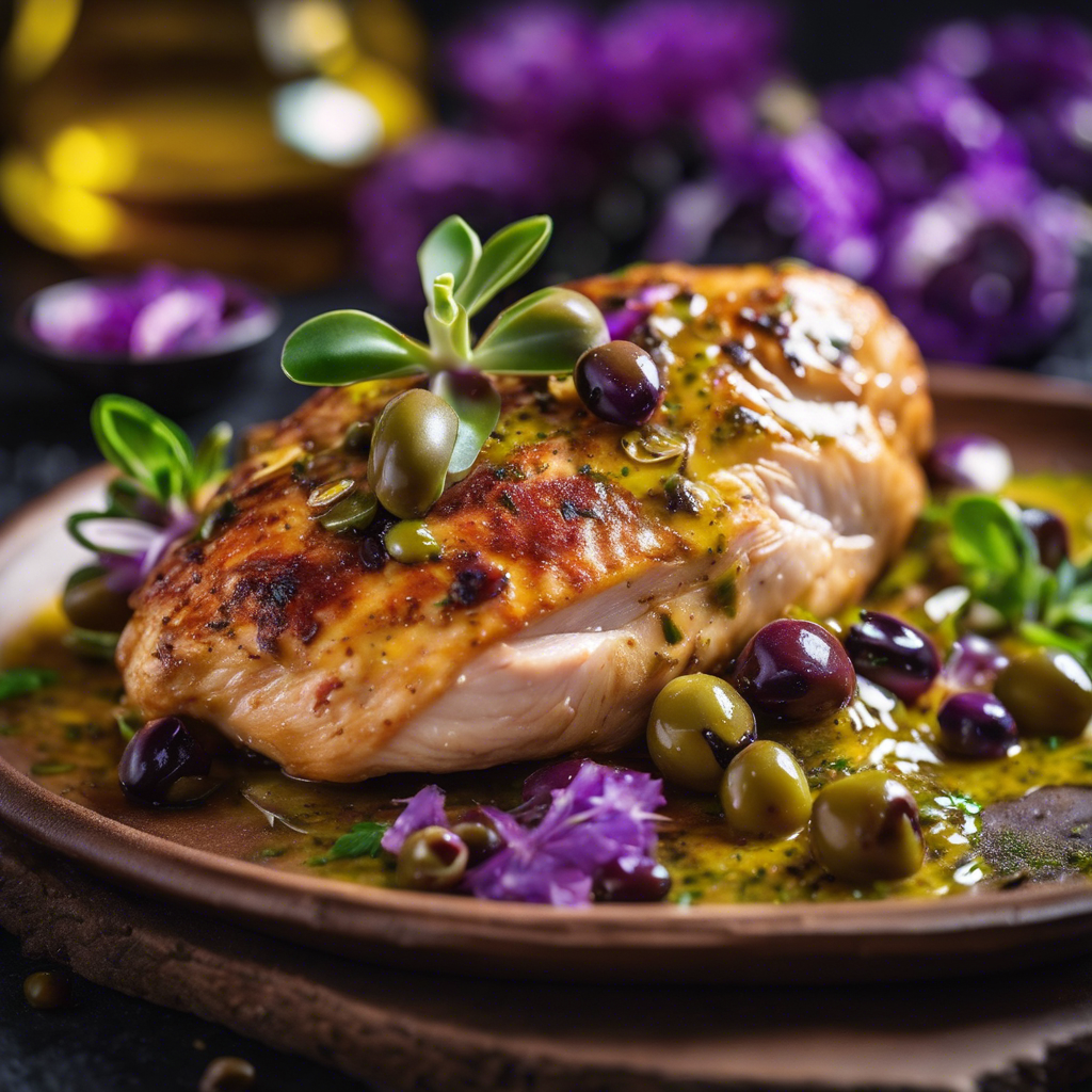 Mediterranean Olive Chicken Recipe | cookAIfood