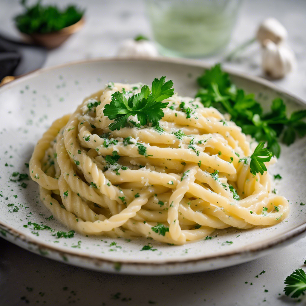 Creamy Garlic Parmesan Pasta Recipe | cookAIfood
