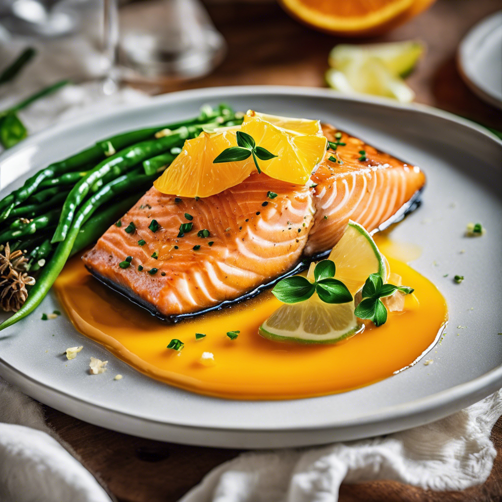 Citrus Glazed Salmon Recipe | cookAIfood