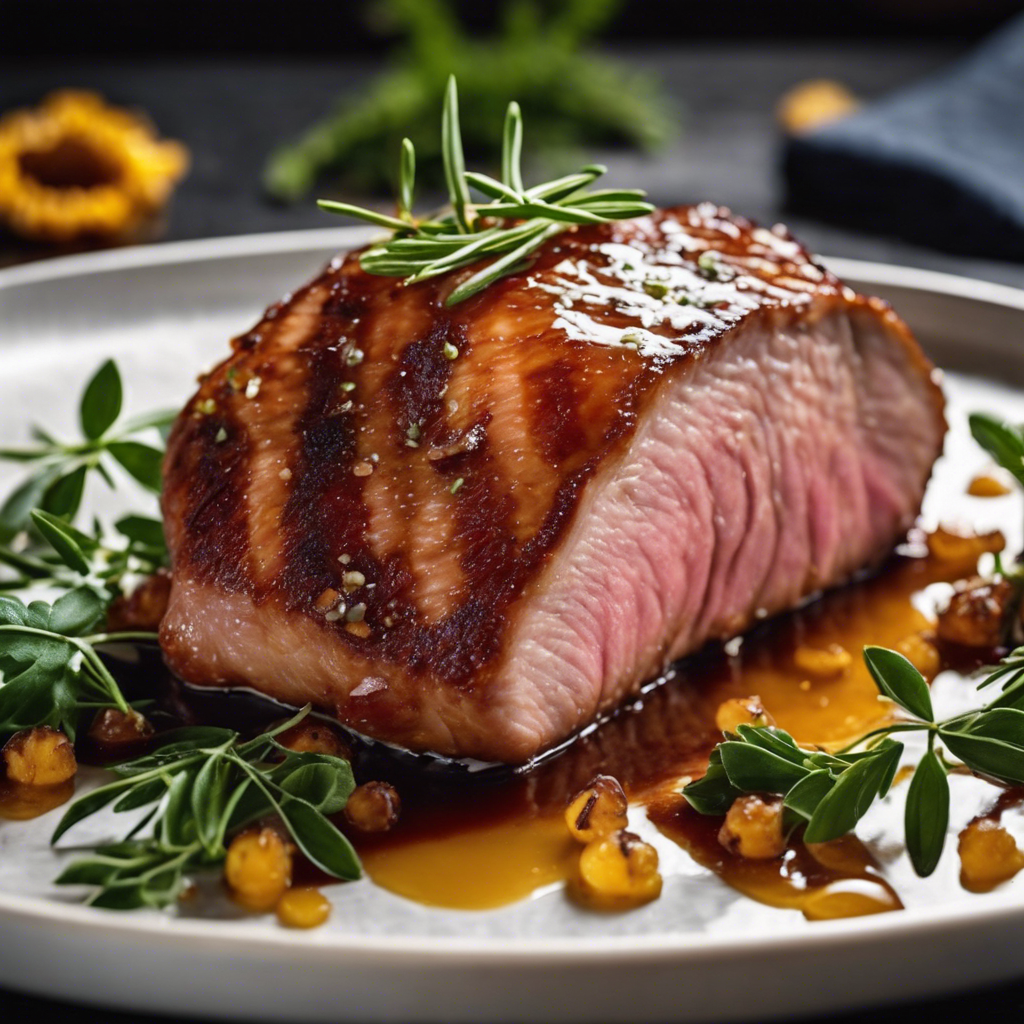 Honey Glazed Duck Breast Recipe | cookAIfood