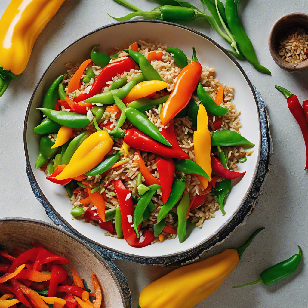 Vegetable Brown Rice Stir-Fry Recipe | cookAIfood