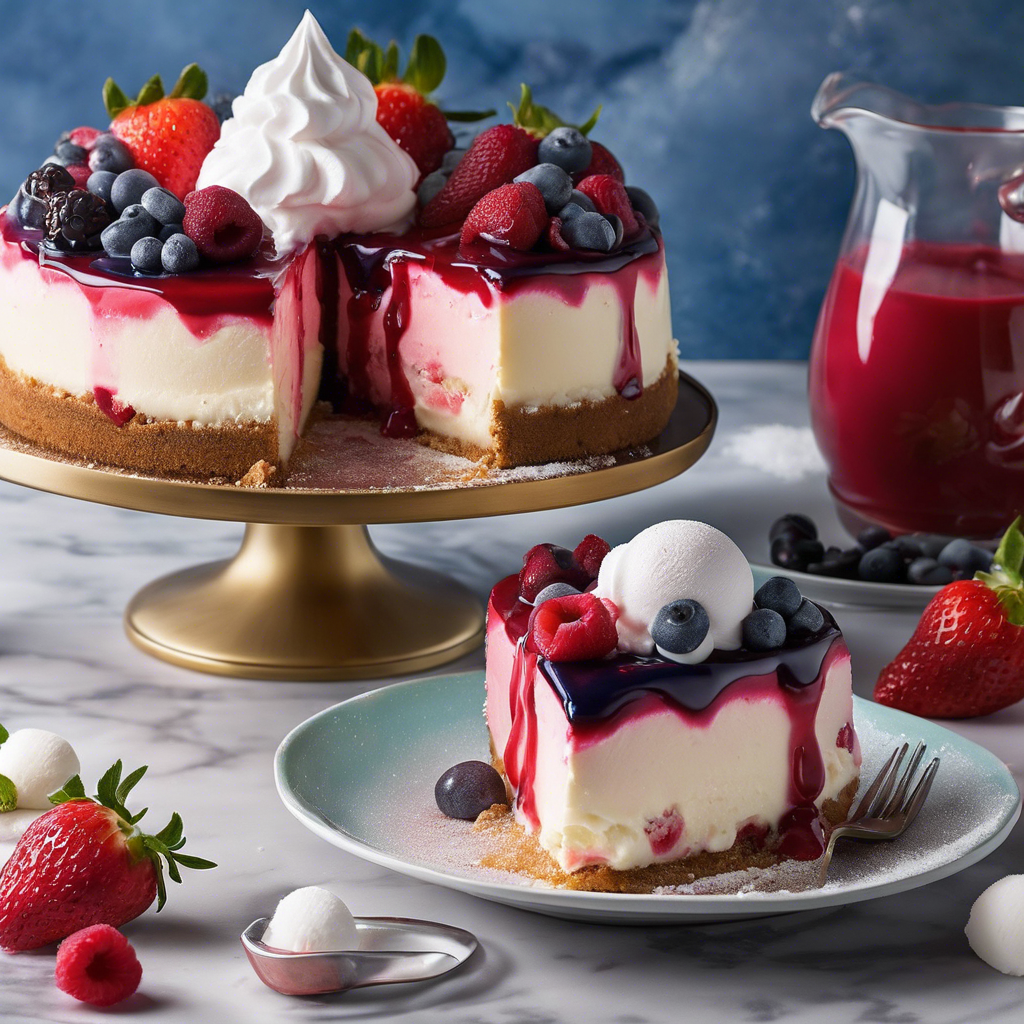 Winter Berry Cheesecake Delight Recipe | cookAIfood