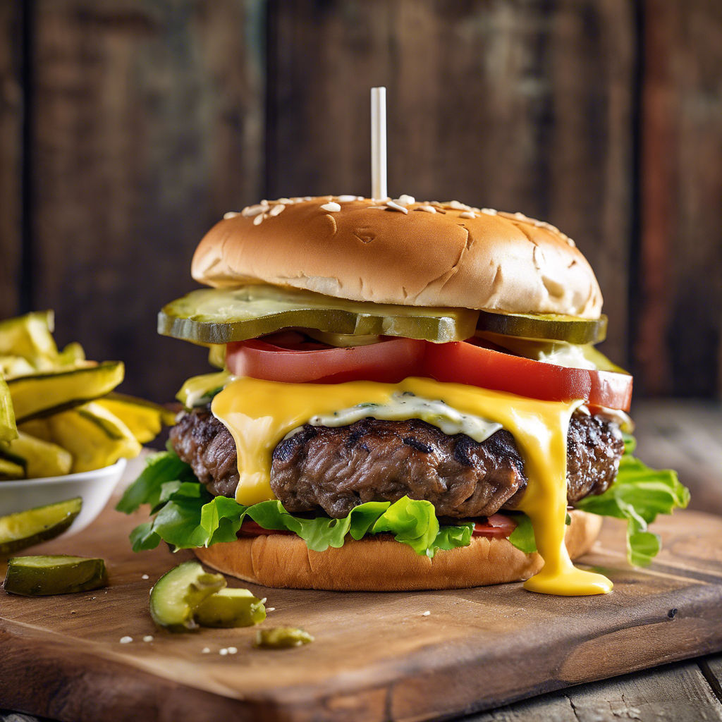 Homemade In-N-Out Style Burger Recipe | cookAIfood