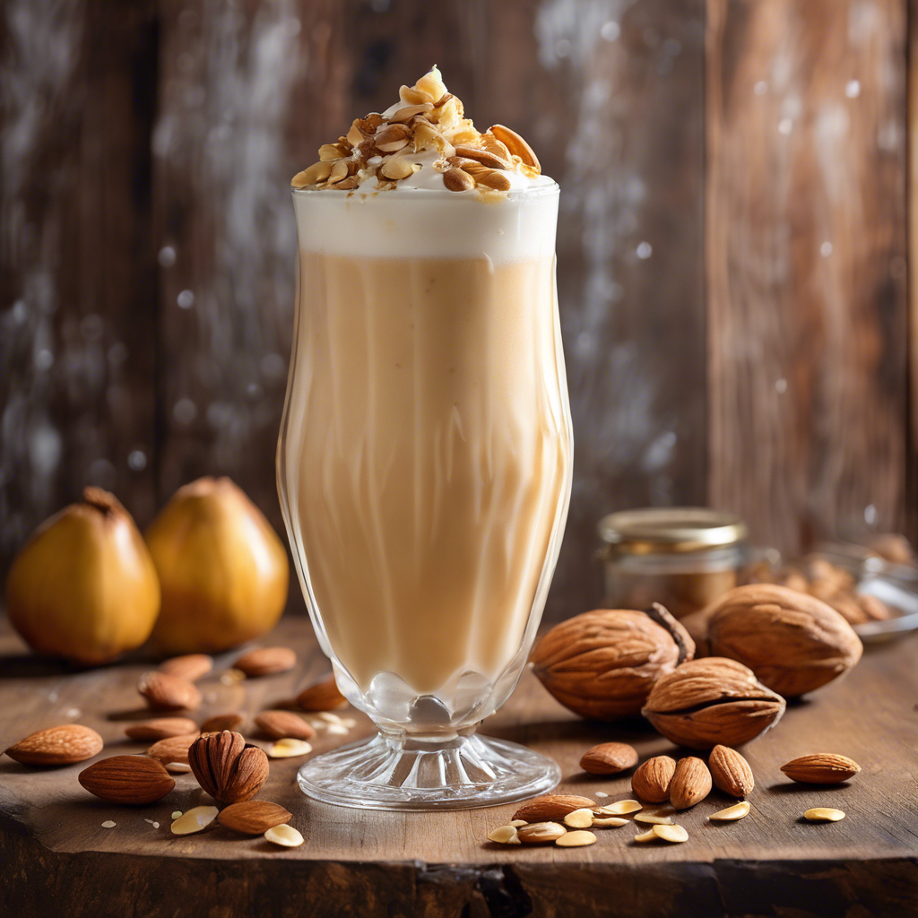 Honey Almond Milkshake Recipe | cookAIfood
