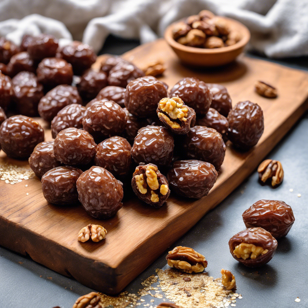 Date and Walnut Energy Bites Recipe | cookAIfood