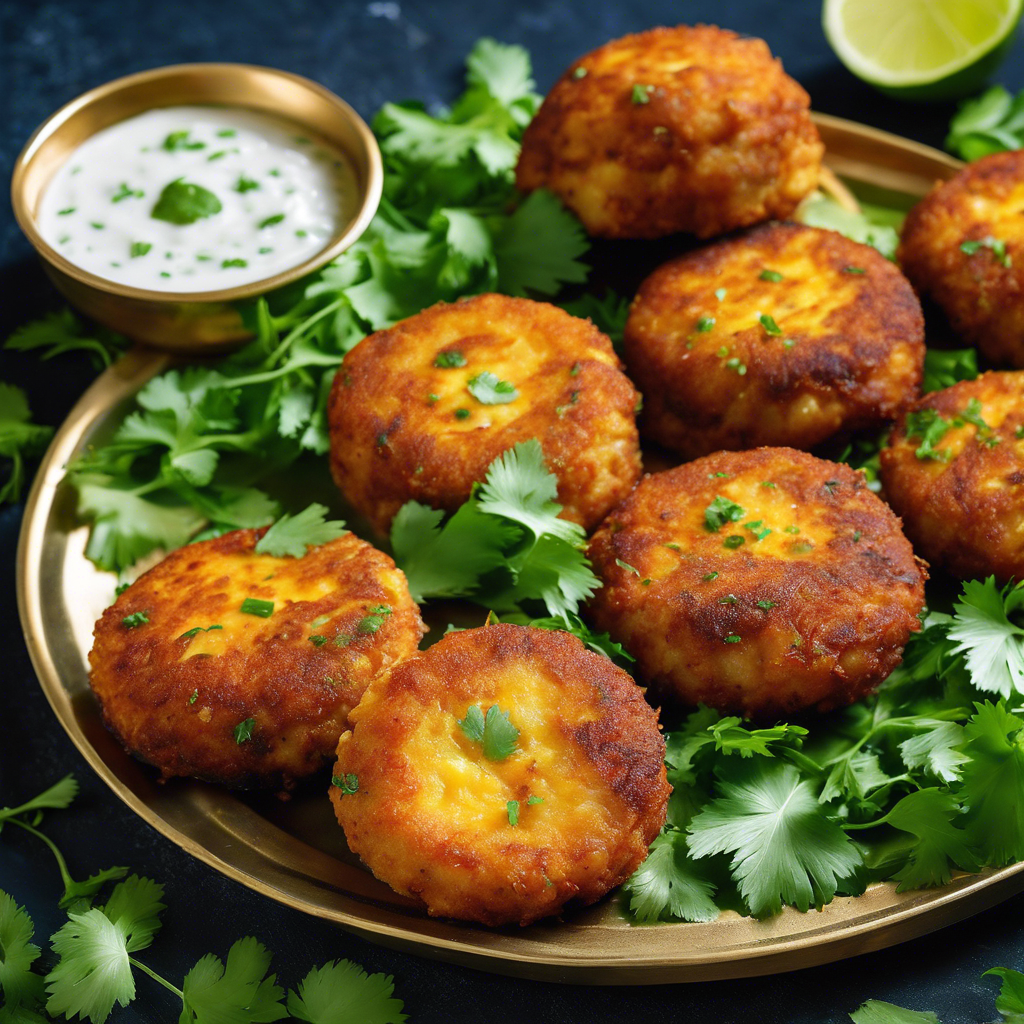 Cheesy Aloo Tikki Recipe Cookaifood