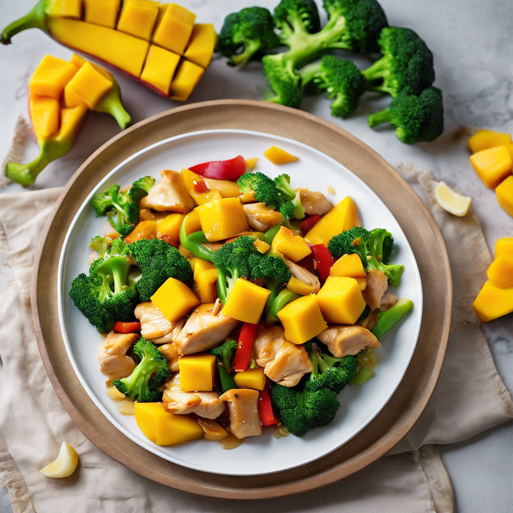 Mango Chicken Stir-Fry Recipe | cookAIfood