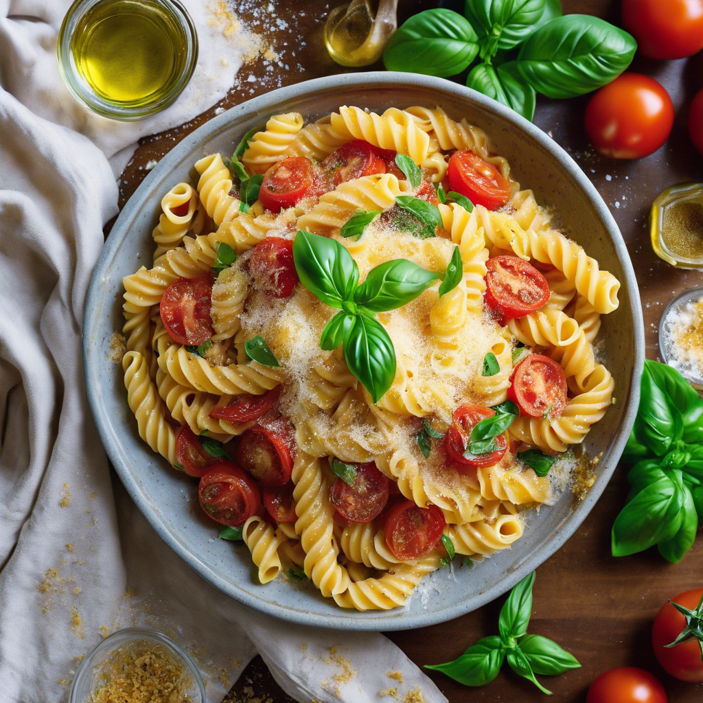 Tomato Basil Pasta Recipe | cookAIfood