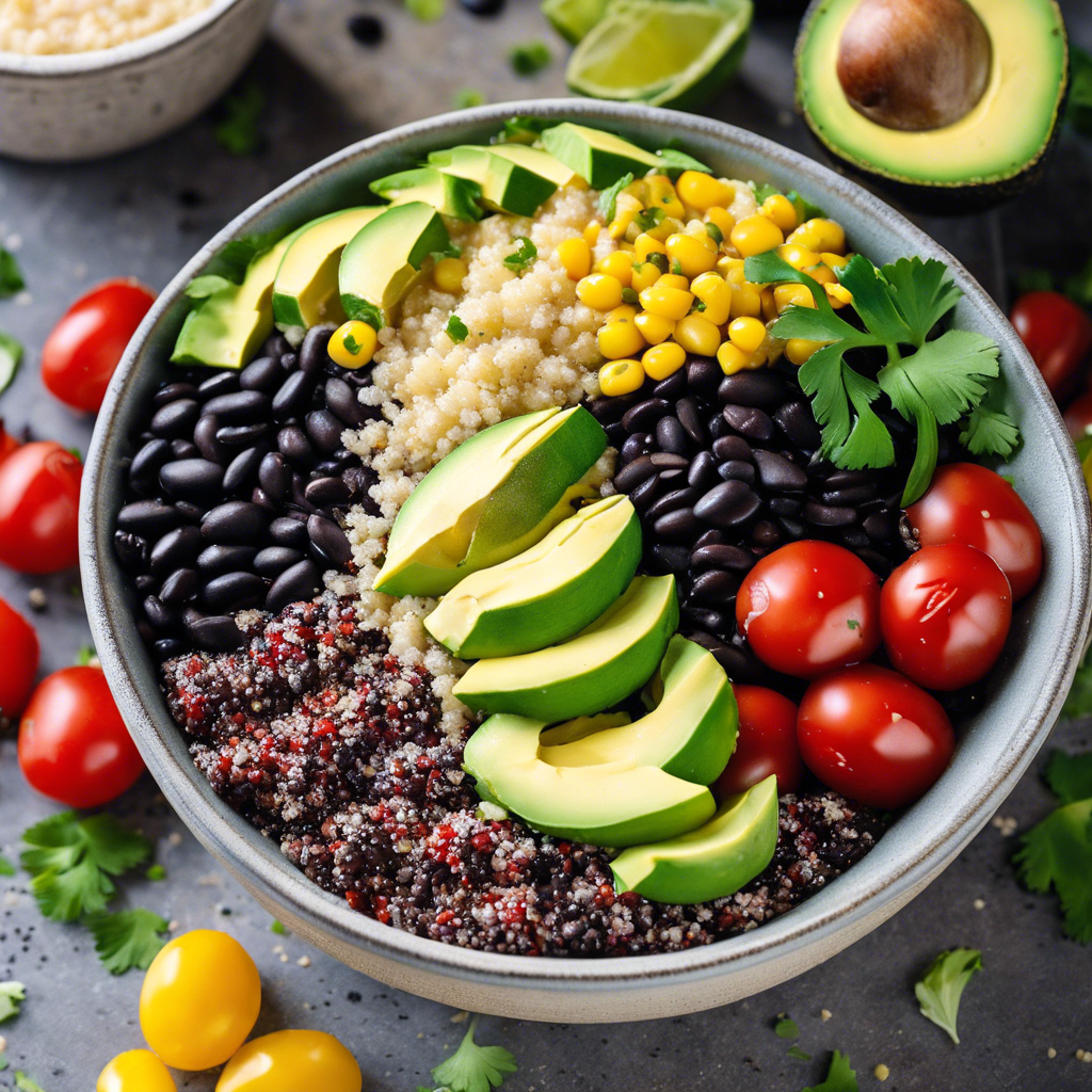 Savory Quinoa & Black Bean Bowl Recipe | cookAIfood