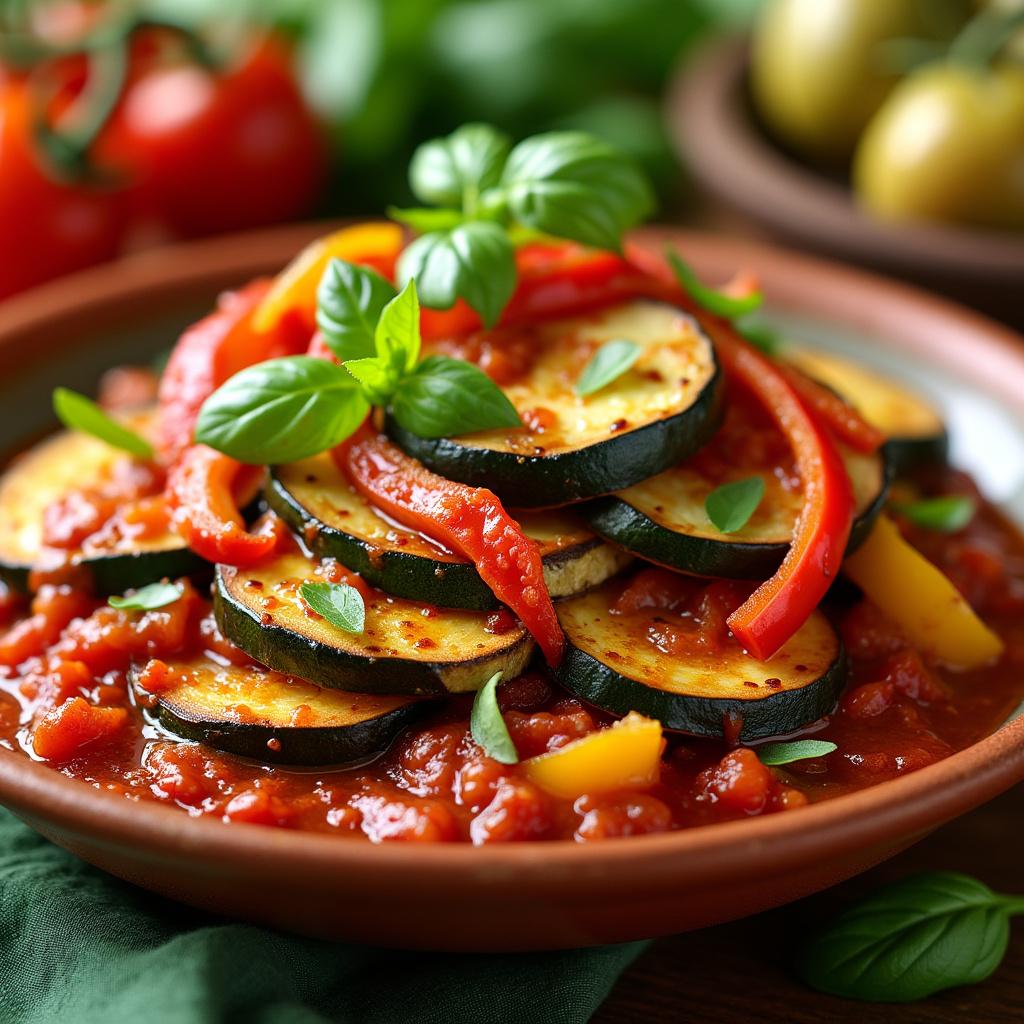 Rustic Vegetable Ratatouille Recipe | cookAIfood