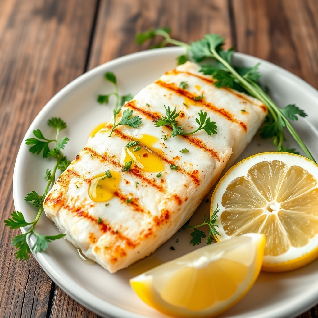 Lemon Herb Grilled Fish Recipe | cookAIfood