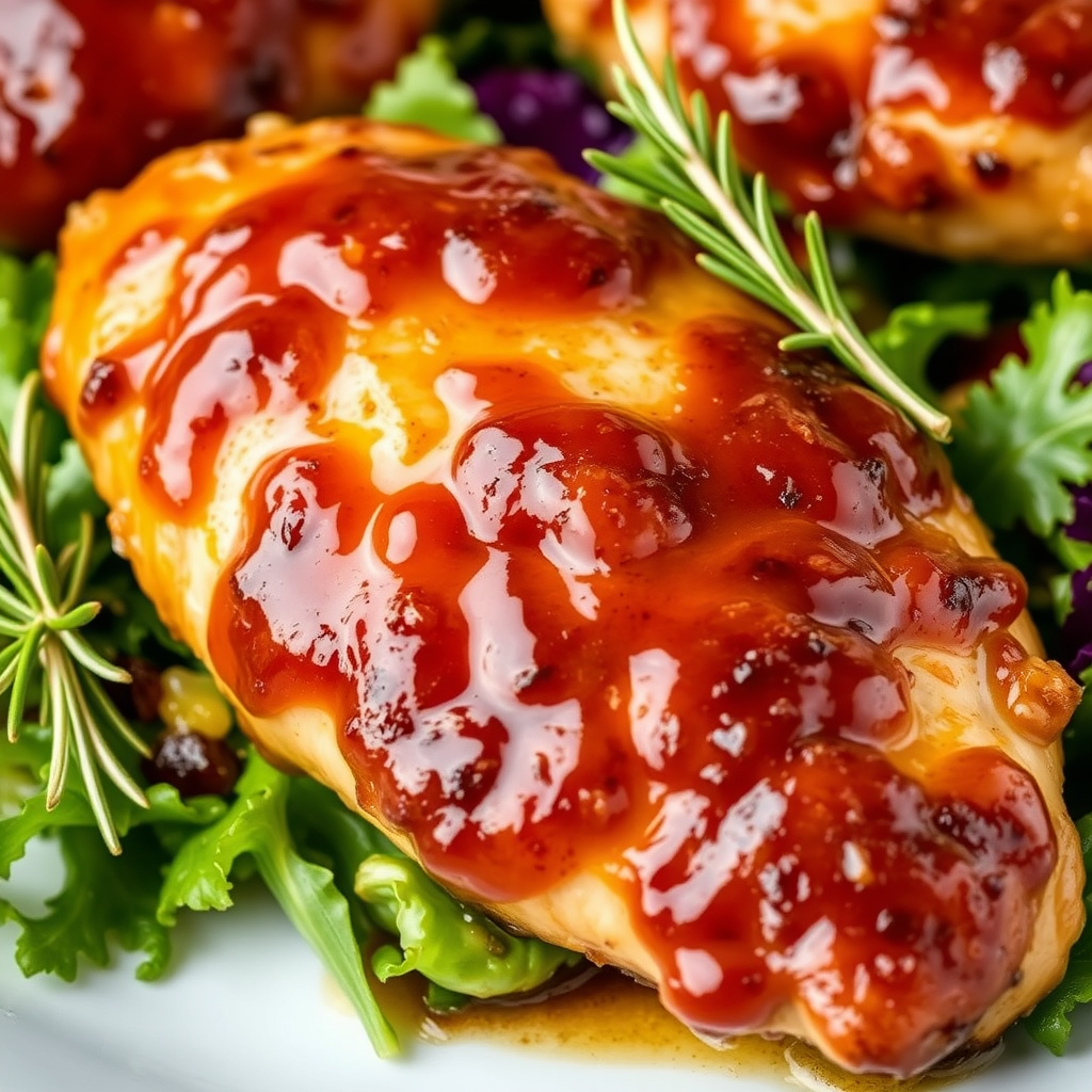 Savory Jam Glazed Chicken Recipe | cookAIfood