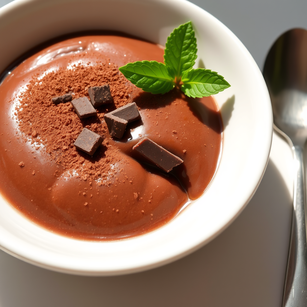 Cocoa Semolina Pudding Recipe | cookAIfood