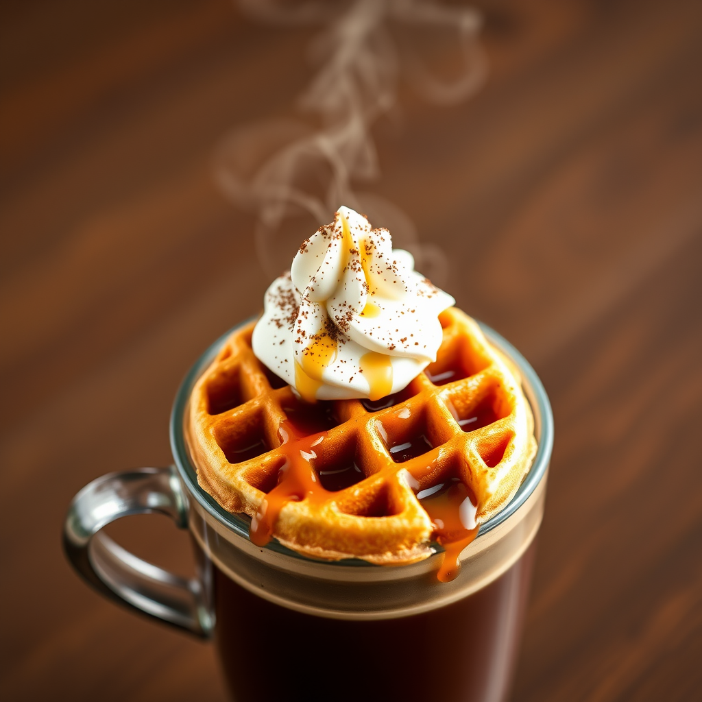 Coffee Waffle Delight Recipe | cookAIfood