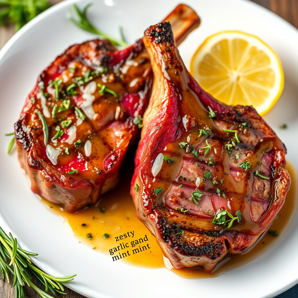 Herb-Crusted Lamb Chops Recipe | cookAIfood
