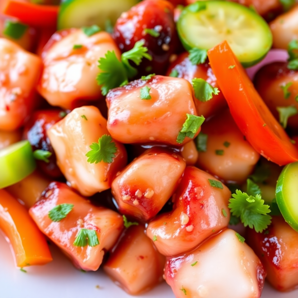 Zesty Pickled Octopus Salad Recipe | cookAIfood