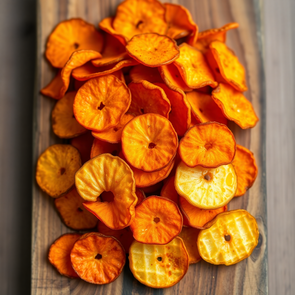 Crispy Carrot and Potato Chips Recipe | cookAIfood