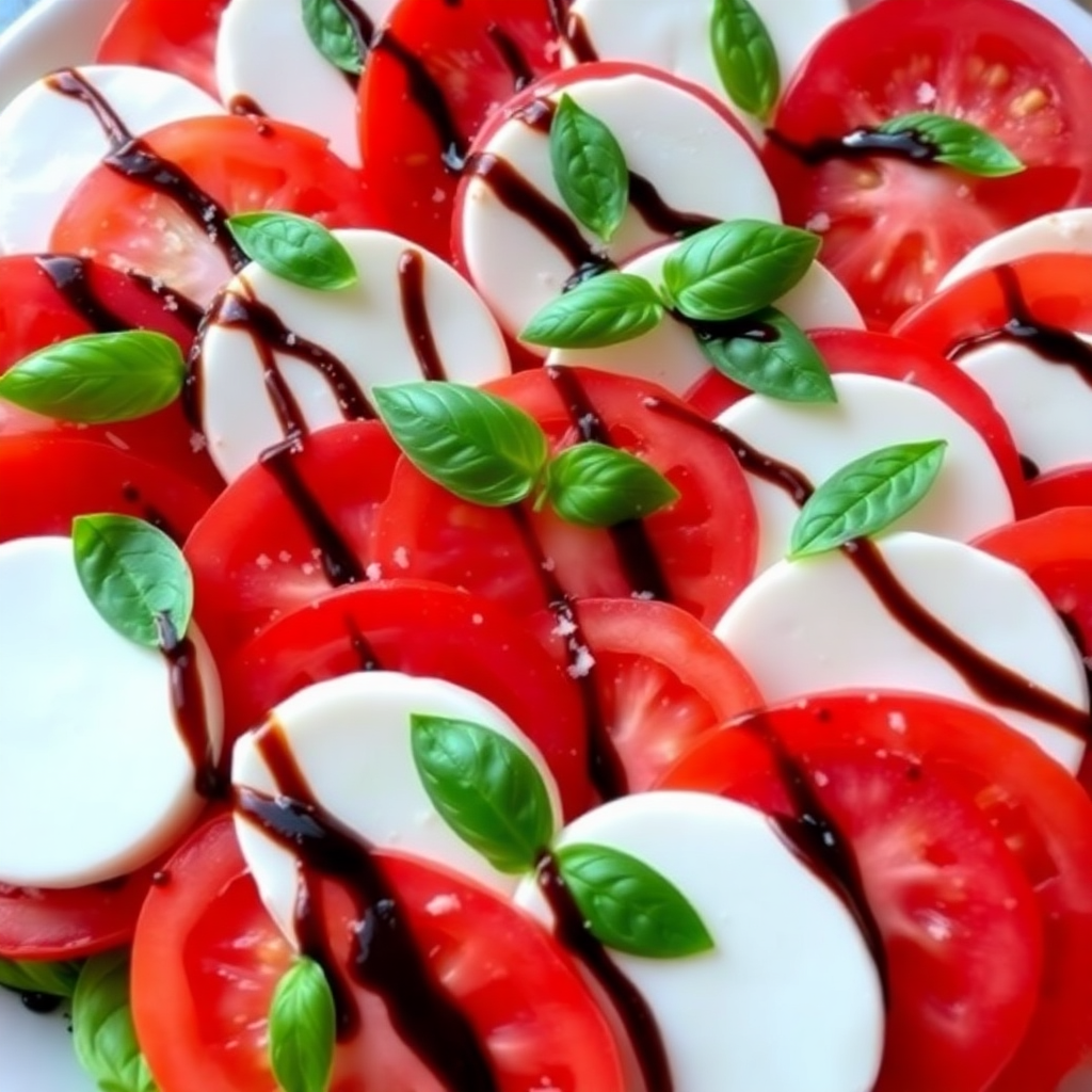 Caprese Salad Platter Recipe | cookAIfood