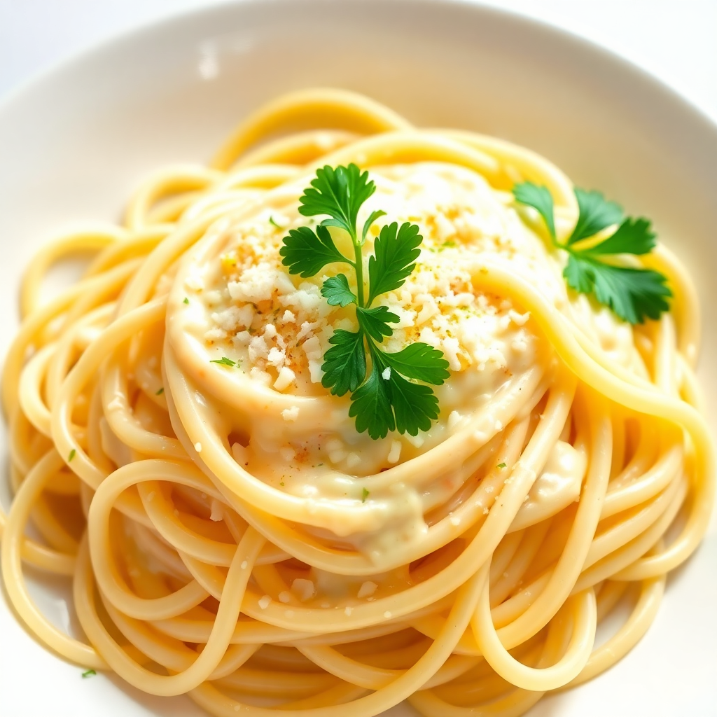 Creamy Garlic Butter Pasta Recipe | cookAIfood