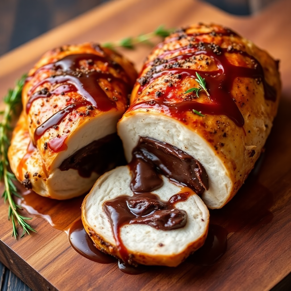 Chocolate Stuffed Chicken Breast Recipe | cookAIfood