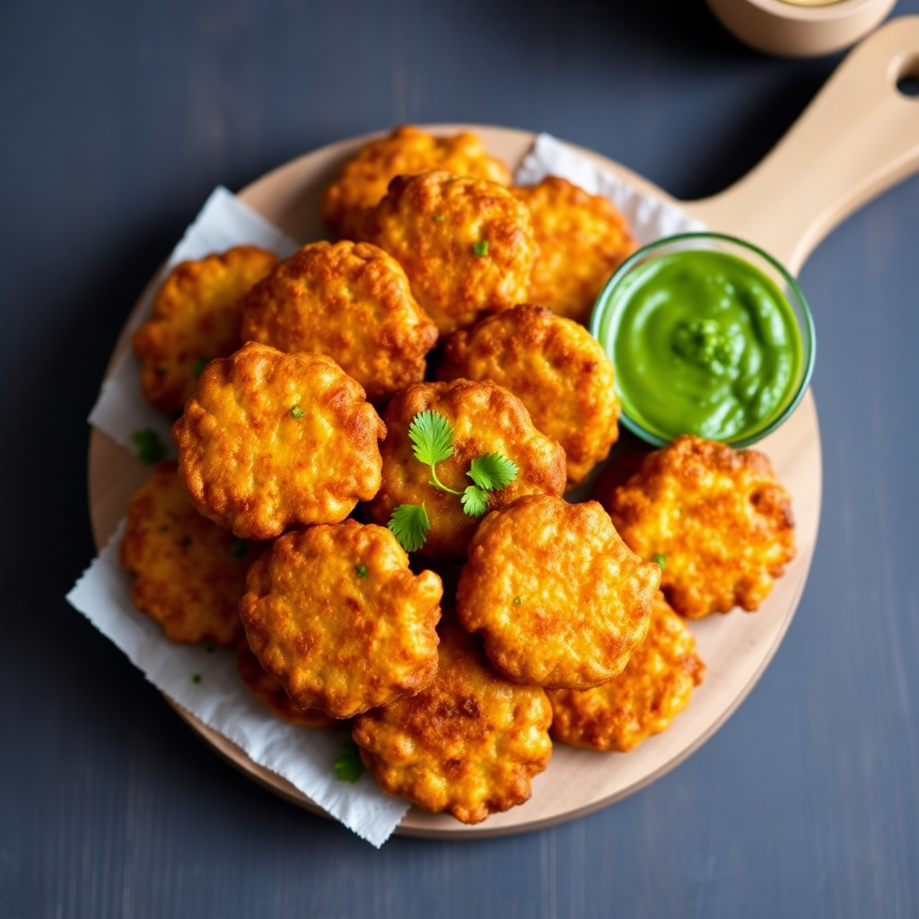 Crispy Onion and Potato Fritters (Pyaaz Aloo Pakode) Recipe | cookAIfood