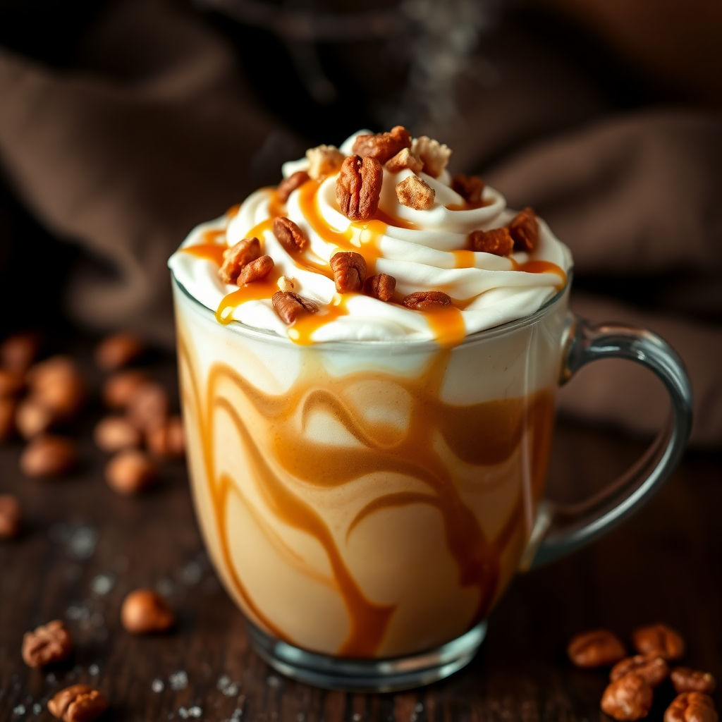 Homemade Toffee Nut Latte Recipe | cookAIfood