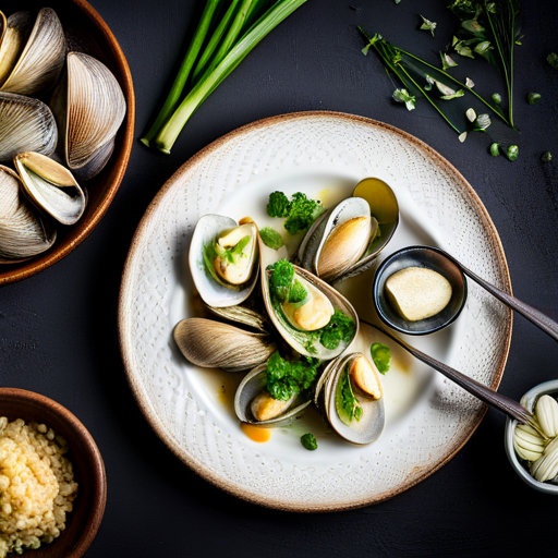 Steamed Clams with Lemongrass Recipe | cookAIfood