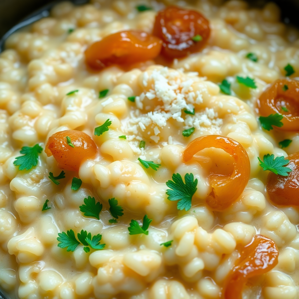 Caramelized Onion and Herb Risotto Recipe | cookAIfood