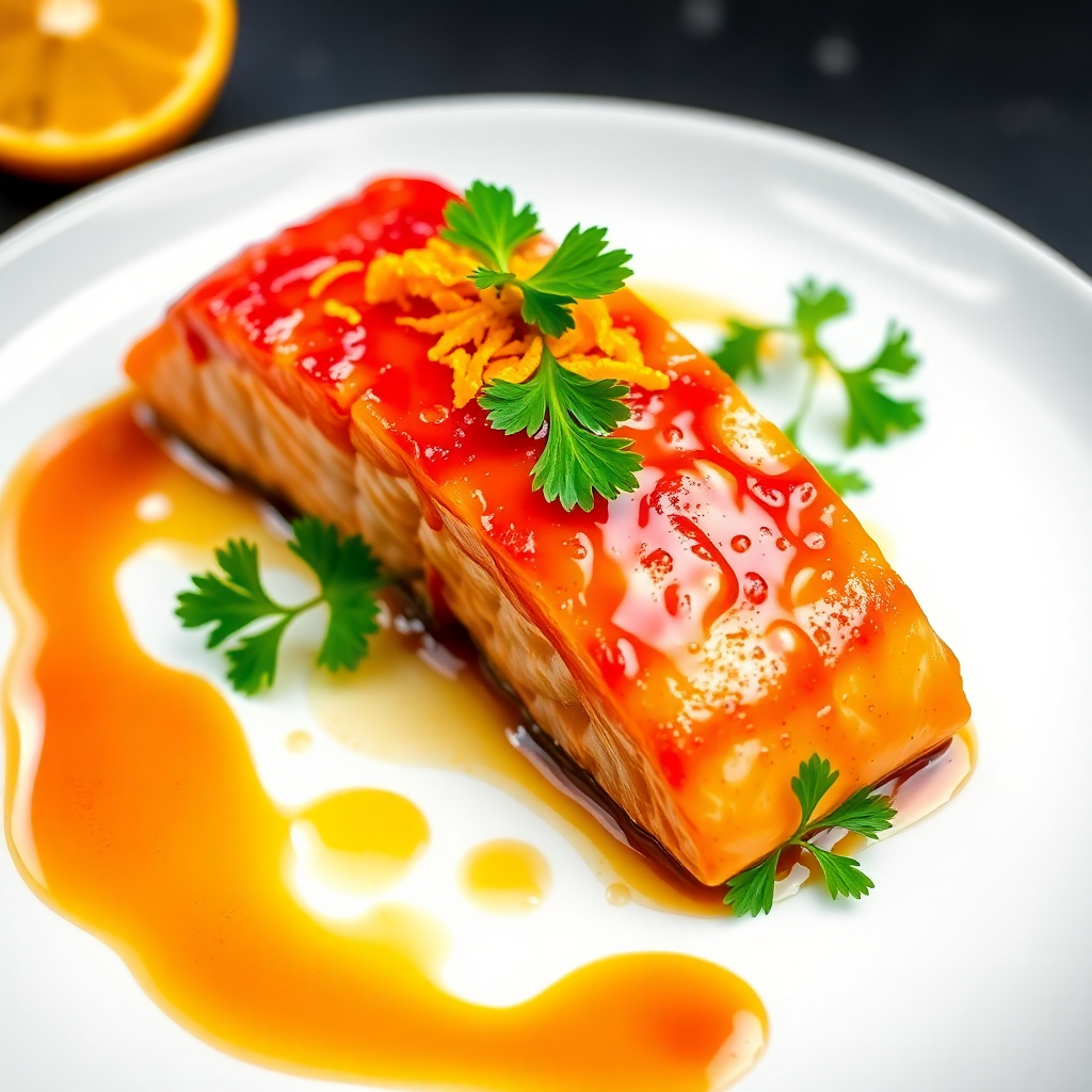 Citrus Glazed Salmon Recipe | cookAIfood