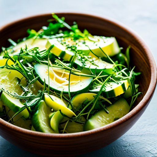 Cucumber Rocket Salad Recipe | cookAIfood